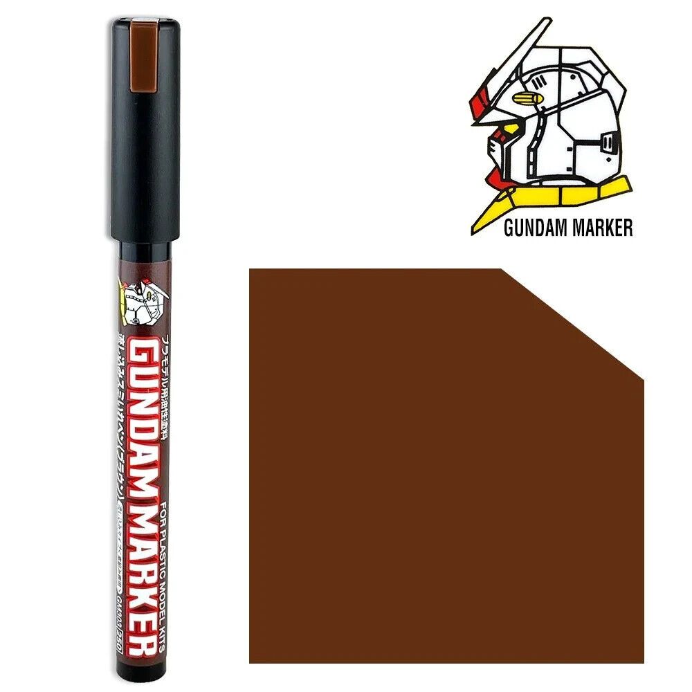 Gundam Marker Extra Thin Type Brown for Panel Lines Renewal – Plastic Zoo